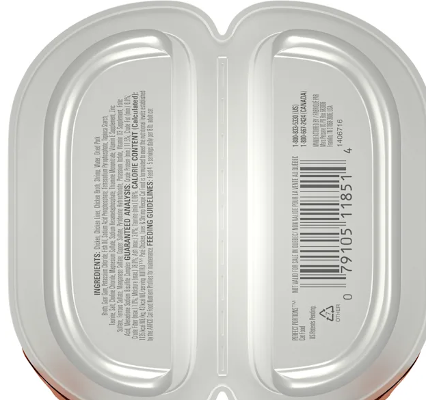 Nutro Perfect Portions Real Chicken Pate Grain-Free Wet Cat Food ...