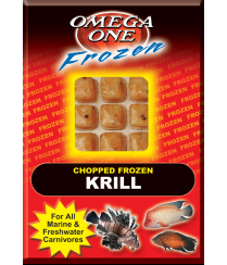Omega One Frozen Chopped Krill Cube Pack 3.5 oz - Feeders Pet Supply