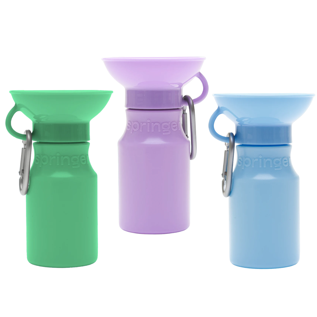 Springer Mini Dog Travel Water Bottle - Feeders Pet Supply