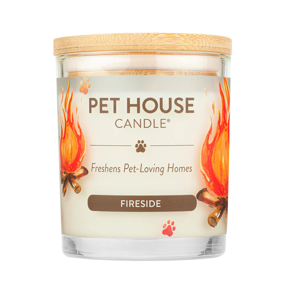 Pet House Fireside Candle 9 oz - Feeders Pet Supply