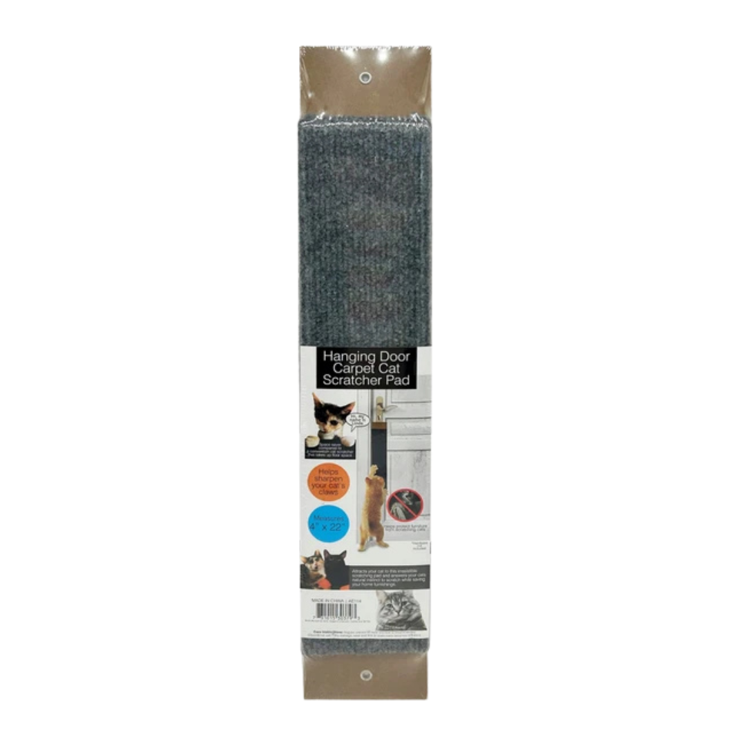 Kole Imports 22 x 4 in Hanging Door Carpet Cat Scratcher - Feeders Pet ...