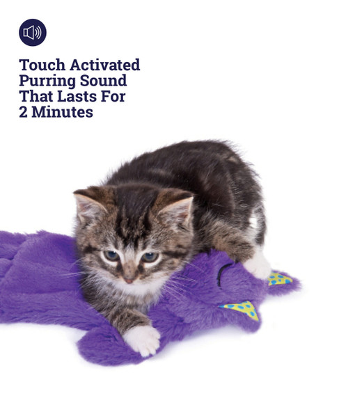 Catstages Purr Pillow Kitty Plush Calming Cat Toy - Feeders Pet Supply
