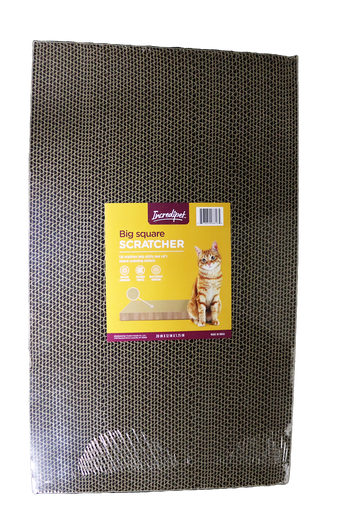 Incredipet Big Square Cardboard Cat Scratcher - Feeders Pet Supply
