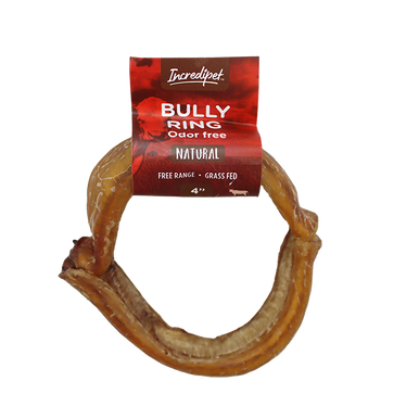Incredipet Bully Ring Dog Chew 4 in - Feeders Pet Supply