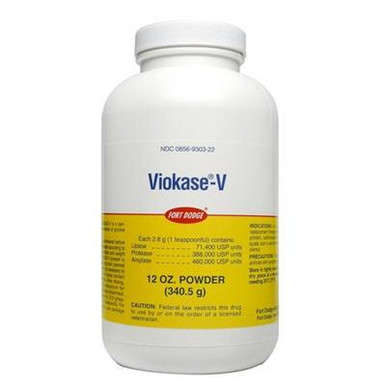 Viokase-V Powder - Feeders Pet Supply