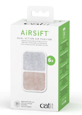 Catit AiRSiFT Purifying Covered Cat Pan Litter Box Filters - Feeders ...