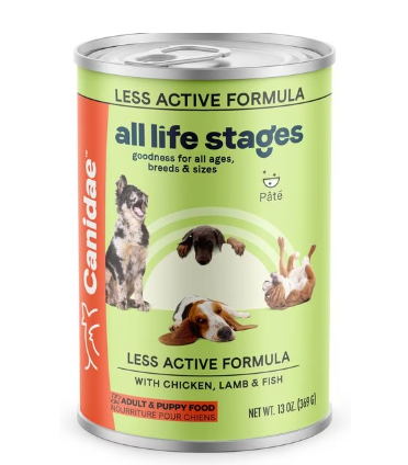 Canidae All Life Stages Less Active Chicken, Lamb & Fish Canned Dog ...