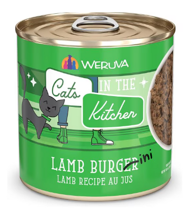 Weruva Cats in the Kitchen Lamb Burgini Au Jus Grain-Free Canned Cat ...