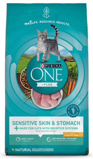 Purina ONE Sensitive Skin & Stomach Dry Cat Food - Feeders Pet Supply