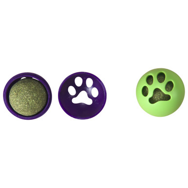 Spot Catnip Roller Ball Cat Toy 2 pk - Feeders Pet Supply