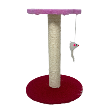 Pet Obsession Flower Cat Scratching Post 16 in - Feeders Pet Supply