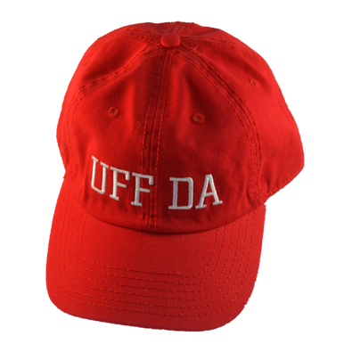 Cap - "Uff Da" (Red) - Norsland Lefse