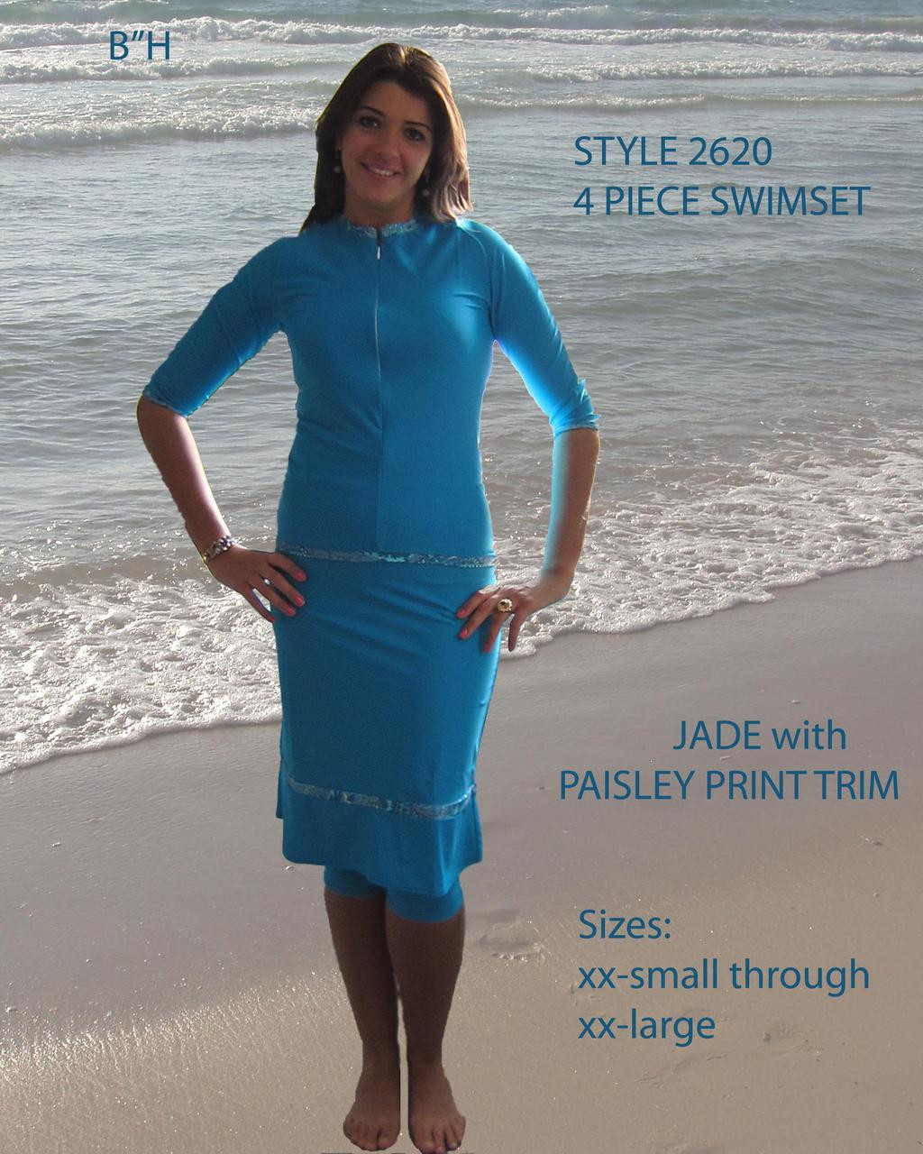 Ladies modest swimwear set