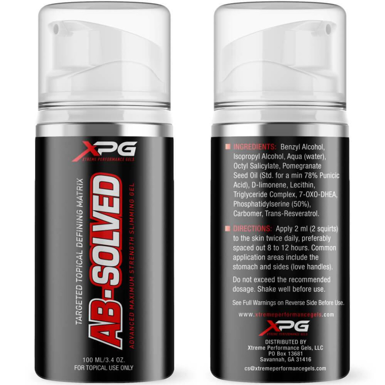 XPG Ab-Solved Fat Burning Topical Gel