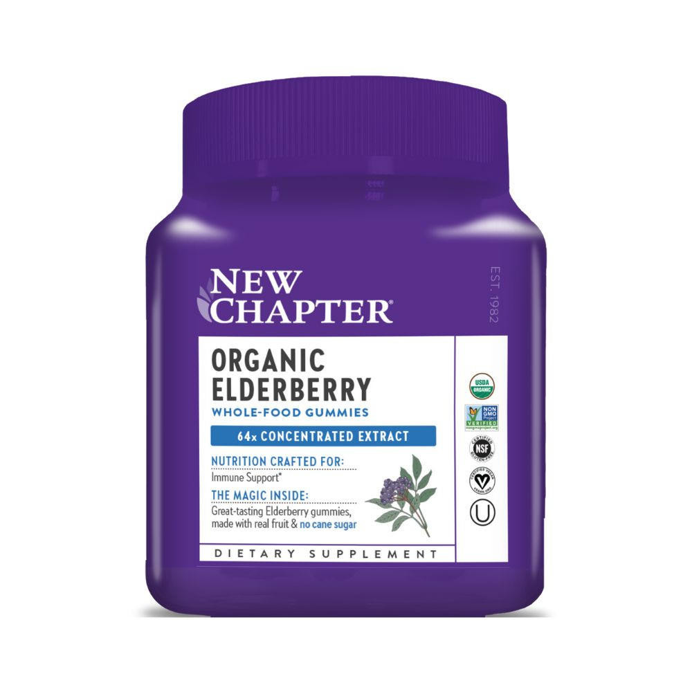 New Chapter Organic Elderberry Gummies | Immune Support