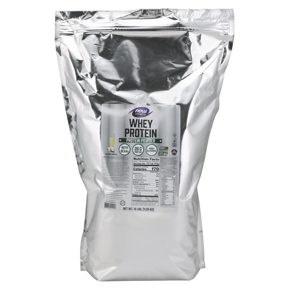 Now Foods Whey Protein 10 Lbs - Supplement Warehouse