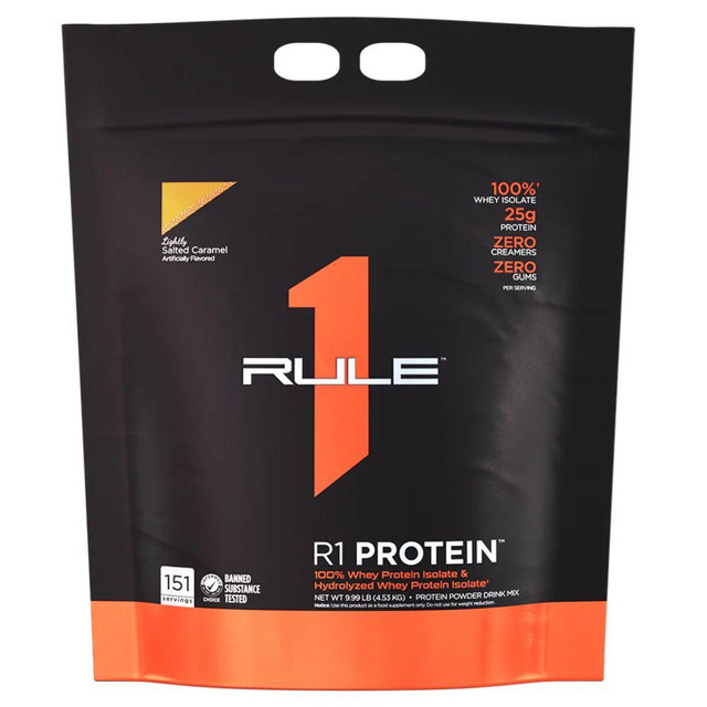 Rule 1 Whey Protein Isolate 10 lbs | Bulk Protein Size