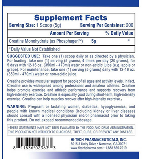Hi-Tech Pharmaceuticals Creatine Monohydrate | 1000g Size