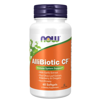 Now Foods AlliBiotic CF 60 Softgels Immune Support Supplement
