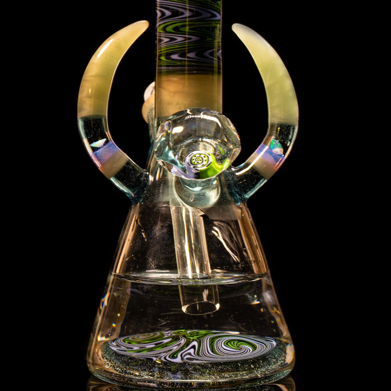 Mini Tube w/ Horns Dab Rig - Blaze1