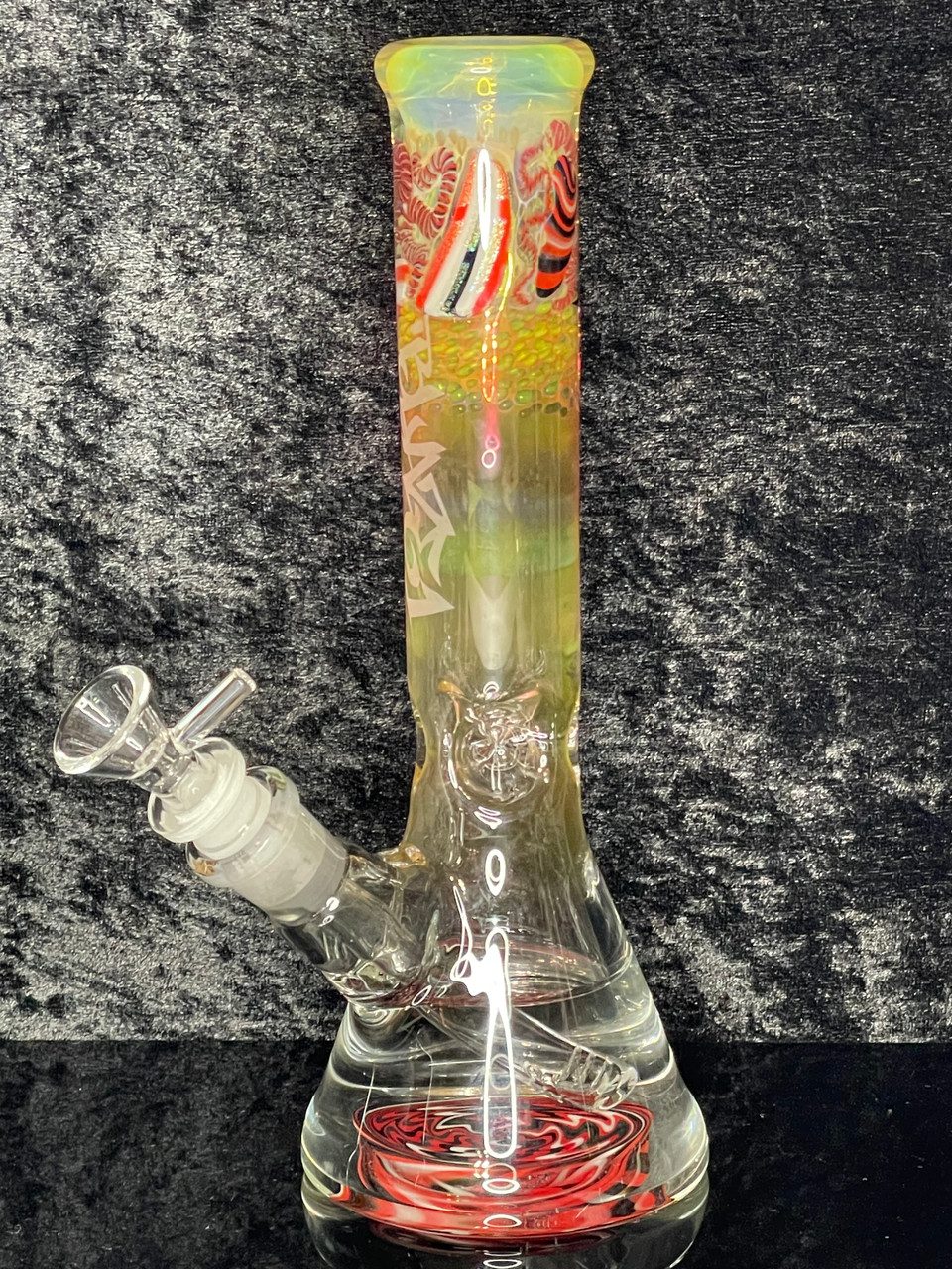 10" I/O Top & WigWag Base Mini Beaker - Blaze1