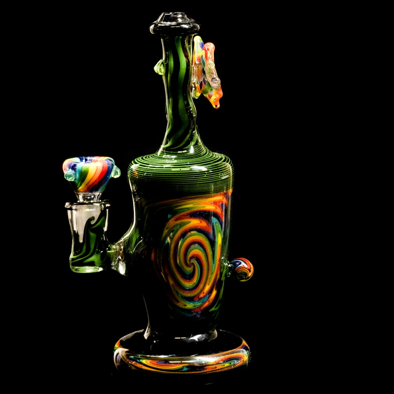 Shallow Glass Rig 420 2018 Flame Off Piece - Blaze1