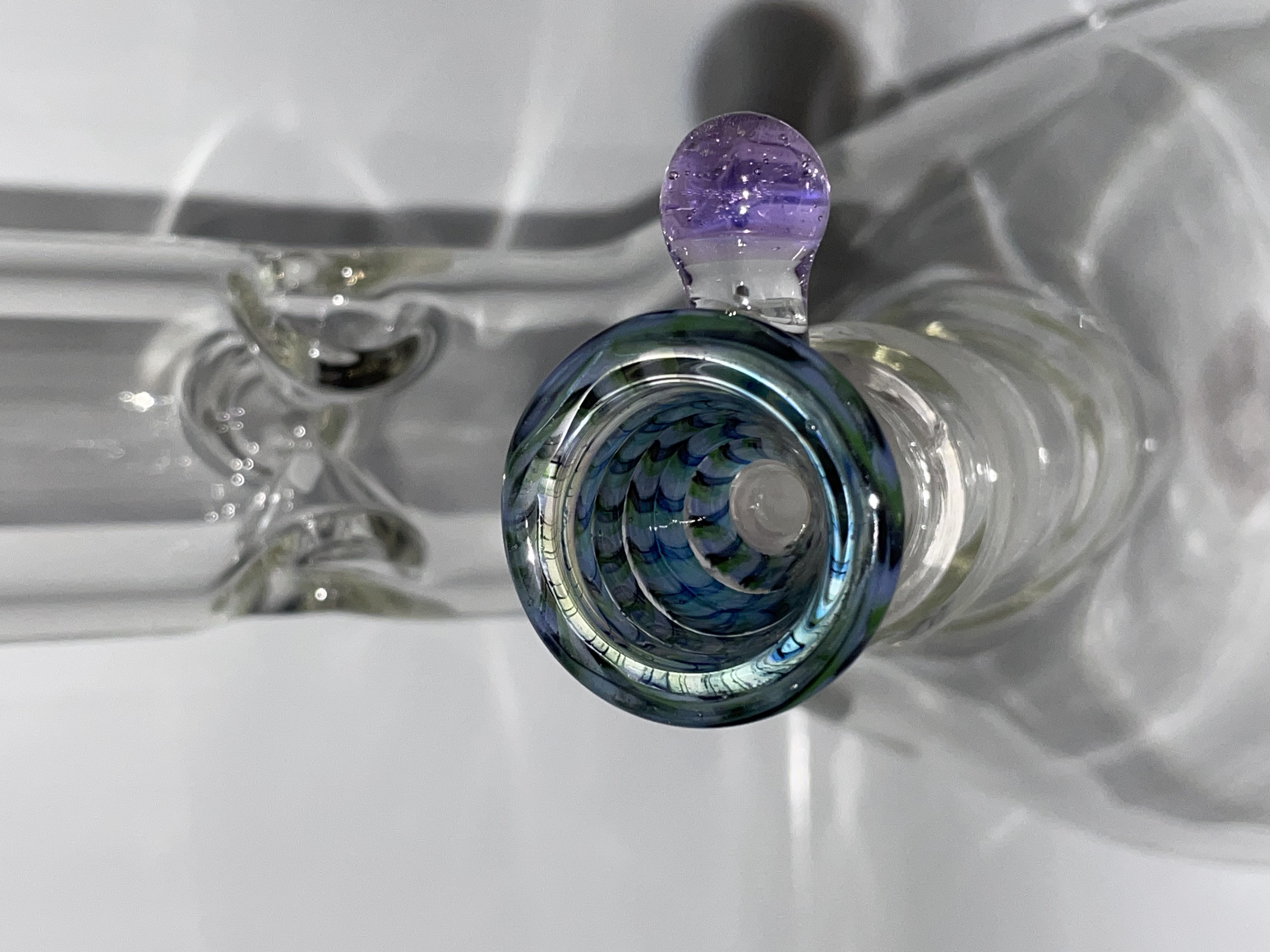 PURPLE KUSH SURFACE WORK FUNNEL BOWL - Blaze1