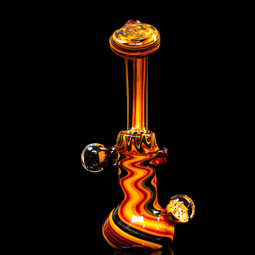Heady Wig Wag Bubbler Sunfire - Blaze1