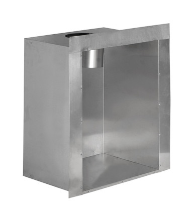 VRV Single Skin Flue Box 125mm - Nationwide Chimney Components