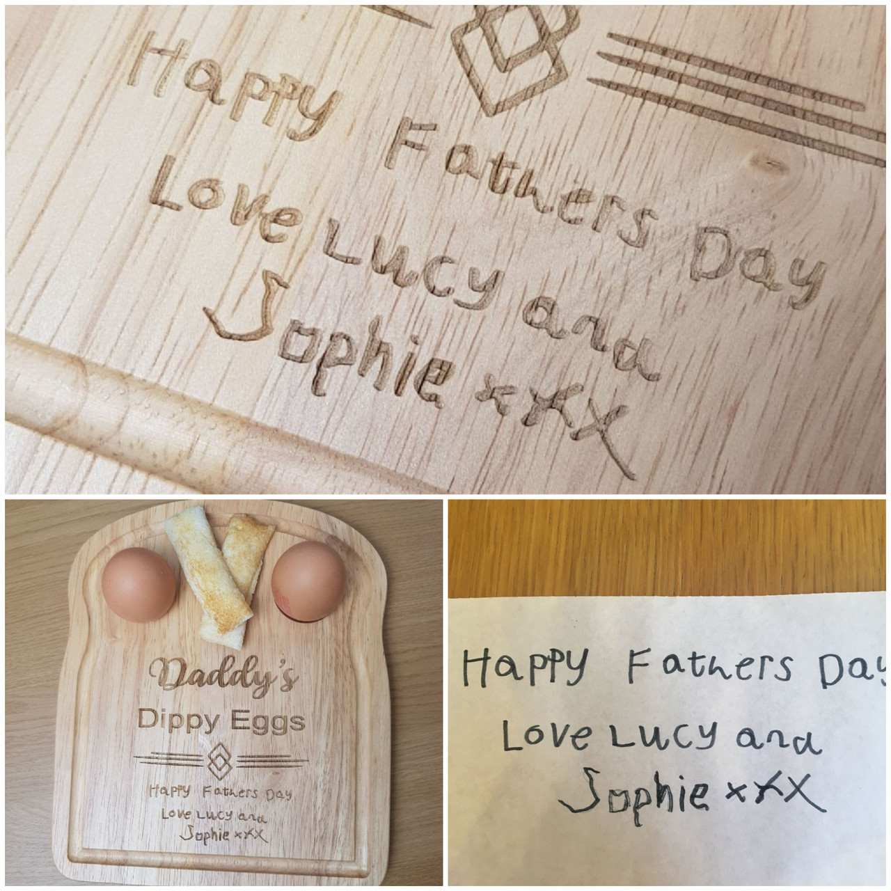 Handwriting and Drawing Egg Board, Personalised Gift and Keepsake
