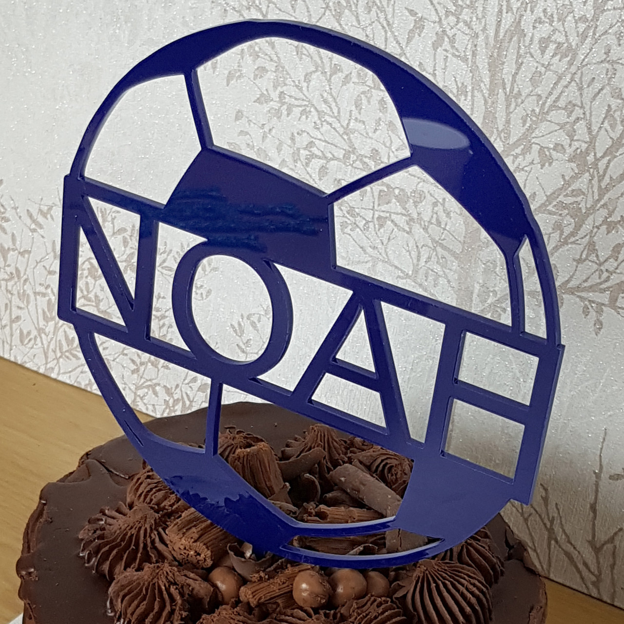 Football Sports Themed Birthday Cake Topper