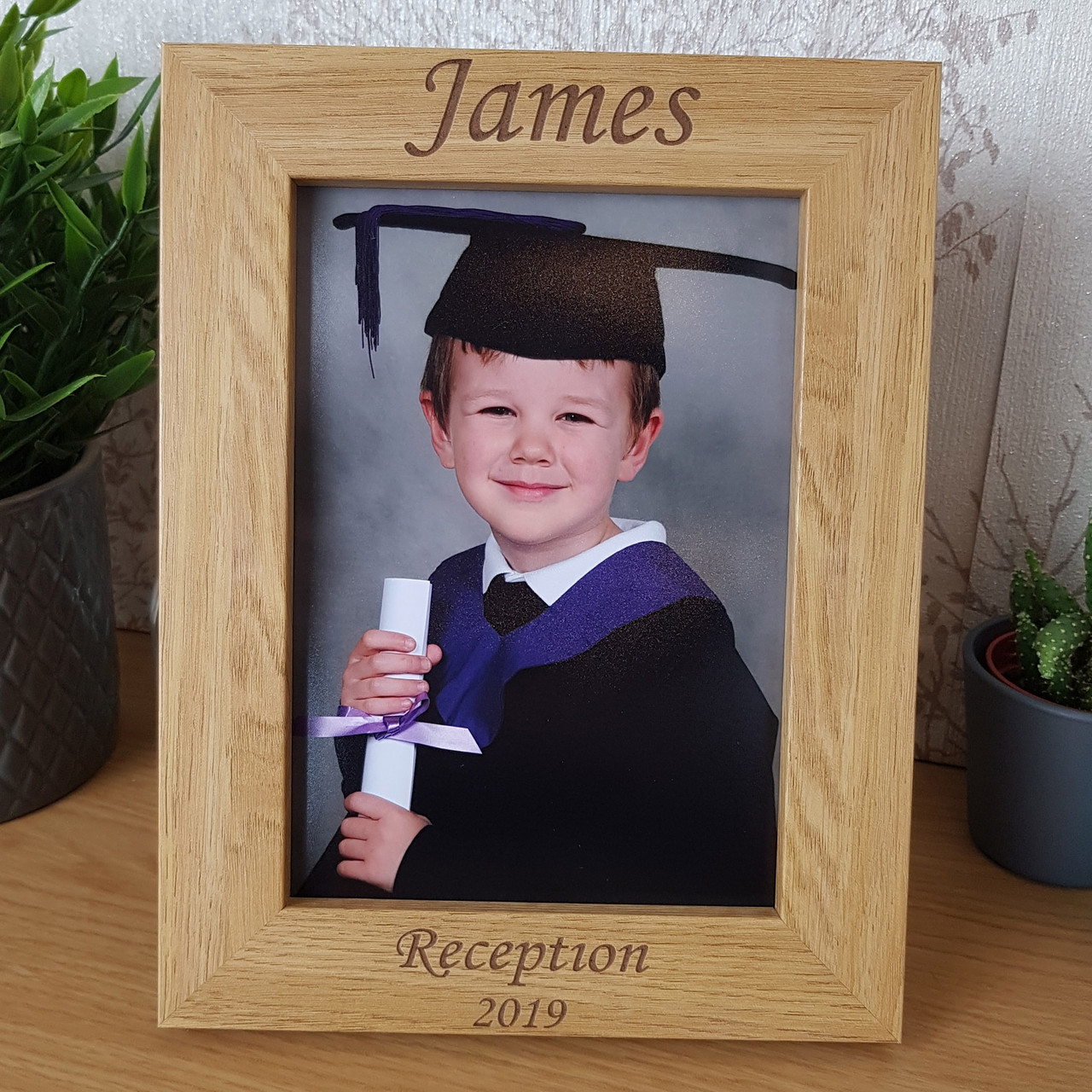 School Photo Personalised Frame