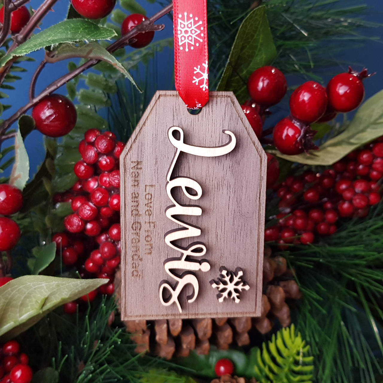 Christmas Name Gift Tag
