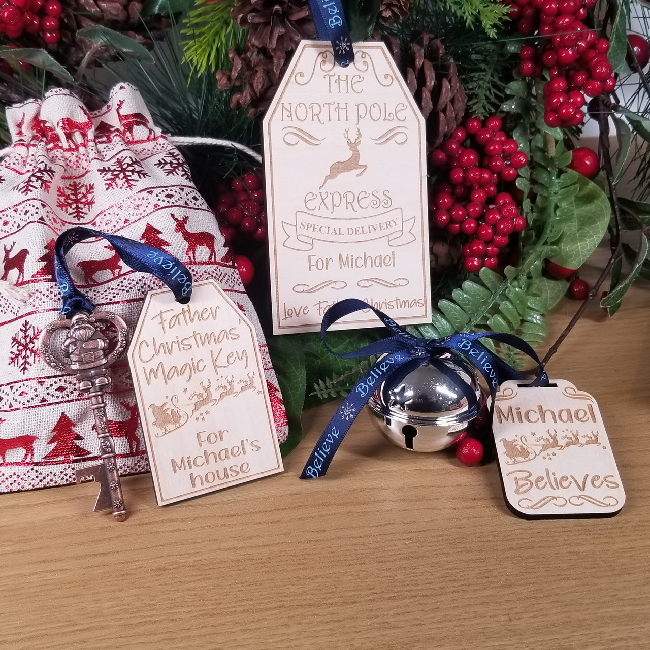 Large Santa Sleigh Bell