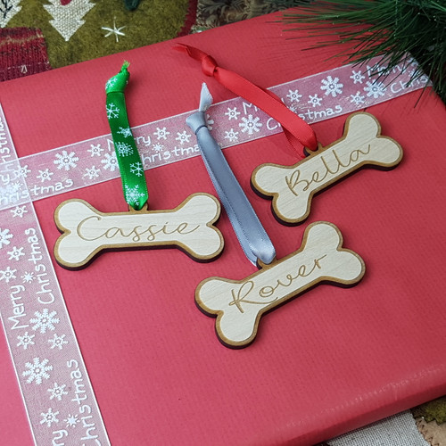 Dog Bone Gift Tag