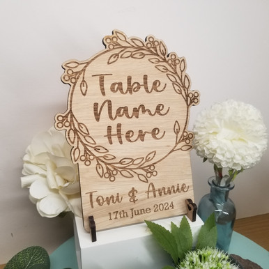 Flower Table Number - A Little Bit Crafty UK