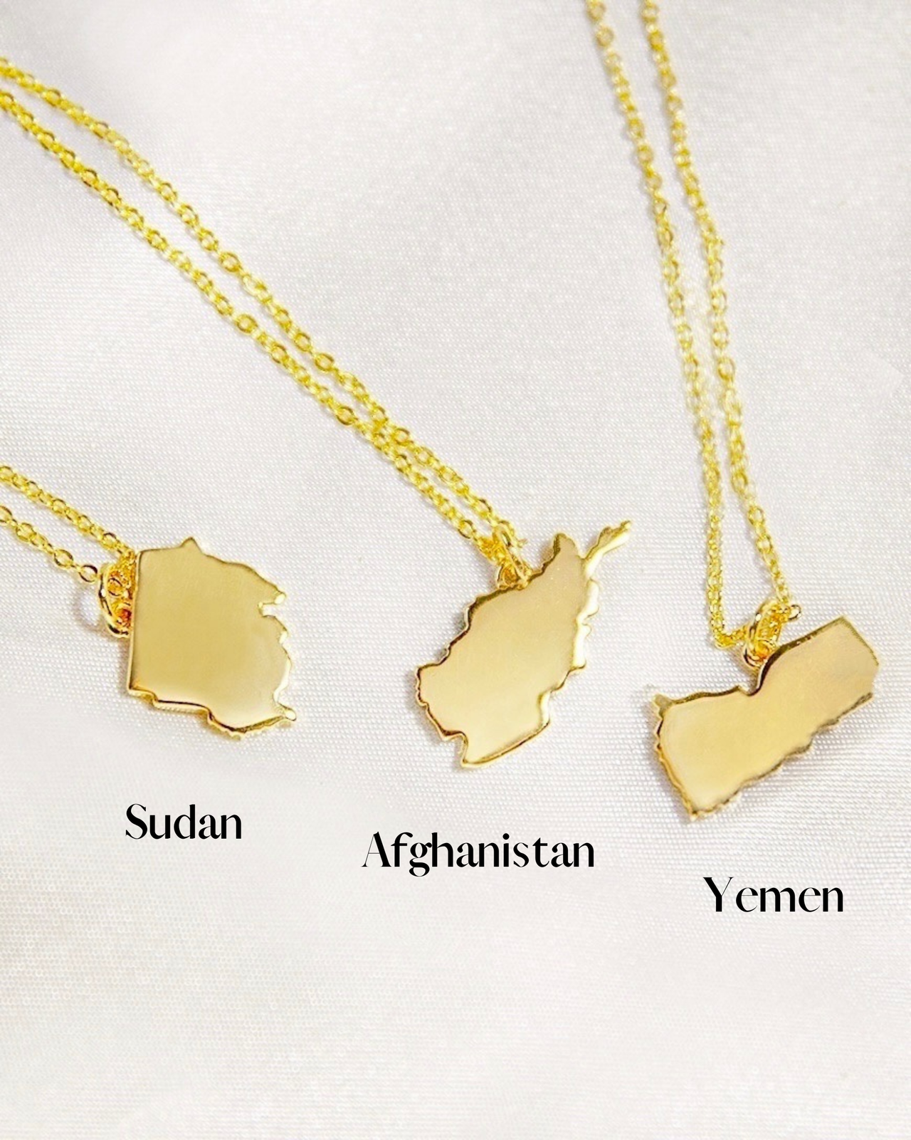 Double Map Necklace