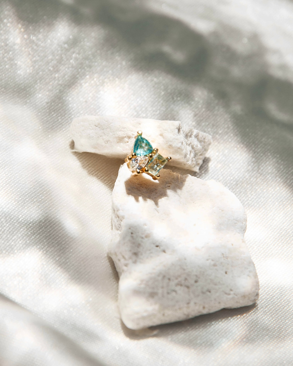 Mediterranean Cluster Studs: The Mediterranean Sparkle