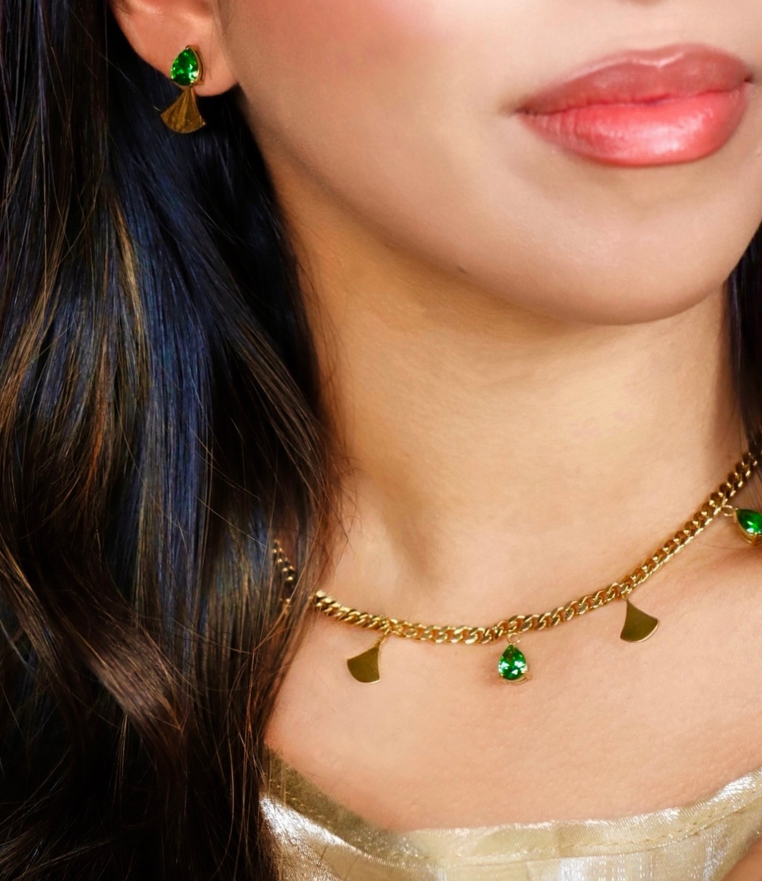 Yasmin Set – Regal Emeralds Inspired by Sultanas’ World