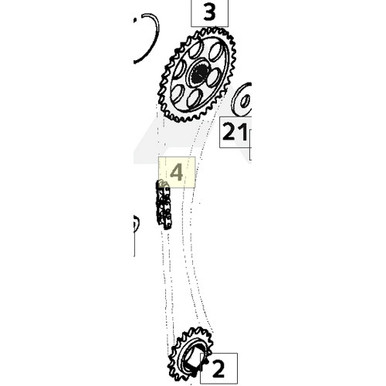 TIMING CHAIN C107C / 100 LINKS (58036013000) - Judd Racing