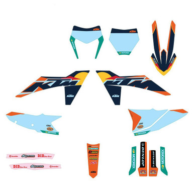 KTM Factory Graphics Kit | 125 - 450 MX Bikes 2023> - DISCONTINUED ...