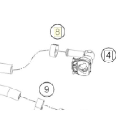 Variable single tube clamp 14.8 mm (00050148706) - Judd Racing
