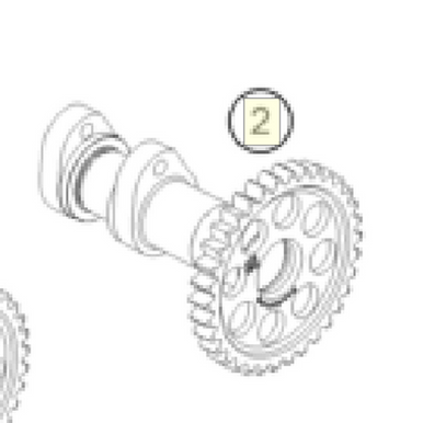 Exhaust camshaft (A46036010000) - Judd Racing