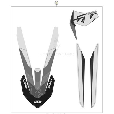 Graphics kit Six Days 22 (79708299200) - Judd Racing