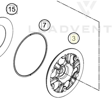 Clutch pressure plate (79432003100) - Judd Racing