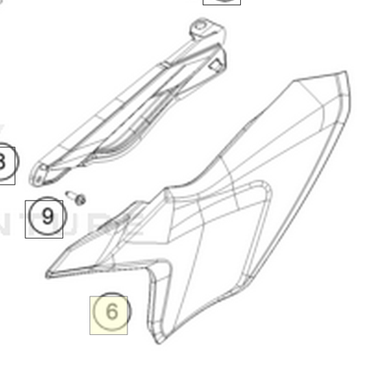 Air filter box cover left (A40006003000EBA) - Judd Racing