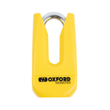 Oxford Monster 11mm Disc Lock | Yellow