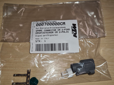 SPARE CONNECTOR CM 2-PINS (000700000CM) - Judd Racing