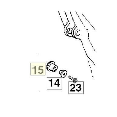 rubber bushing (56401040000) - Judd Racing