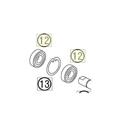 GROOVED BALL BEARING 6901V C3 (0625069010) - Judd Racing